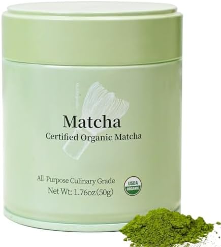 Amazon.com: Organic Japanese Matcha Powder | Ceremonial Grade Matcha ...