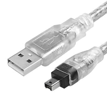 Amazon.com: wtyixs 6ft USB to Firewire Cable, 1.8M FireWire Cables IEEE ...