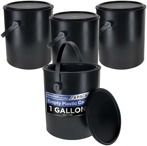 Amazon.com: AKOLAFE 8 Pack Paint Buckets for Painting 2 Quart Paint ...