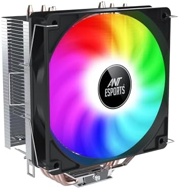 Ant Esports ICE C400 CPU Cooler/CPU Fan with Rainbow LED Fan - Black ...