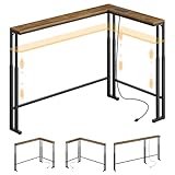 ・ブランド:YATINEY・製造元:YATINEY・モデル:CT28UBR Console Table・製造元/メーカー部品番号:CT28UBR・【3つのレイアウトオプション】この狭いコンソールテーブルは、2つのL字型と1つの直線的な設置構...
