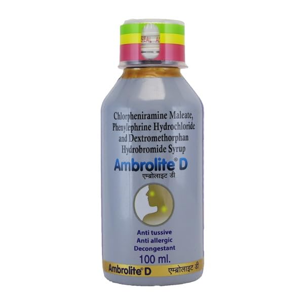 Ambrolite D - Bottle of 100ml Syrup : Amazon.in: Health & Personal Care