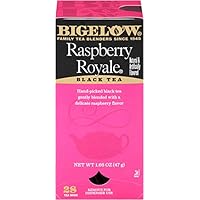 Amazon.com: Bigelow Raspberry Royale Tea Bags 28-Count Boxes (Pack of 6 ...