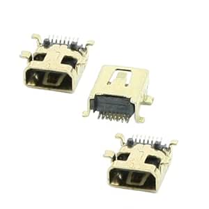 3 Pcs B Type 8 Pin Micro USB Female Connector PCB Surface Mount Port ...