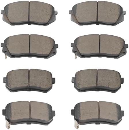 Amazon.com: ALADICHE Ceramic Front Rear Brake Pads Compatible with 2011 ...