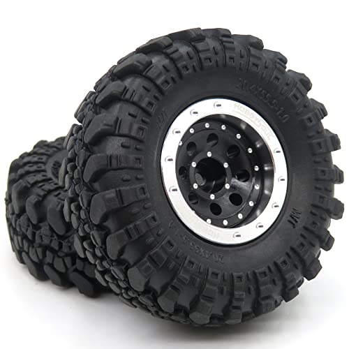 Snapklik.com : HOBBYSOUL Adjustable Offset 1.0 Rc Wheels Rims Silver ...