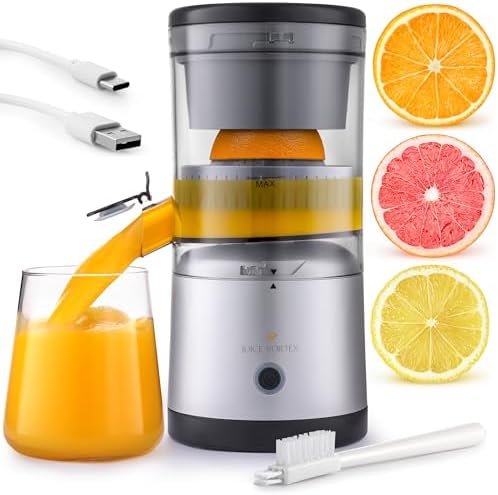 Amazon.com: Paris Hilton Electric Citrus Juicer, Mini Portable Cordless ...