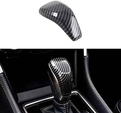 CFLJHX for Subaru Carbon Fiber Gear Shift Knob Cover Trim, Car Gear ...