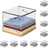 Amazon.com: Remittur 10 PCS Clear Zippered Storage Bags with Handles ...