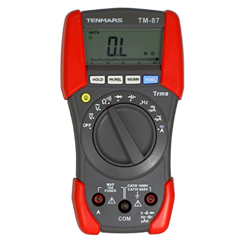MeterTo 3999 Counts Digital Multimeter, ACV, DCV, ACA, DCA, Resistance ...