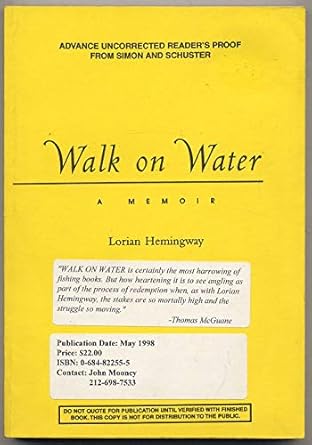 Walk on Water: HEMINGWAY, Lorian: Amazon.com: Books