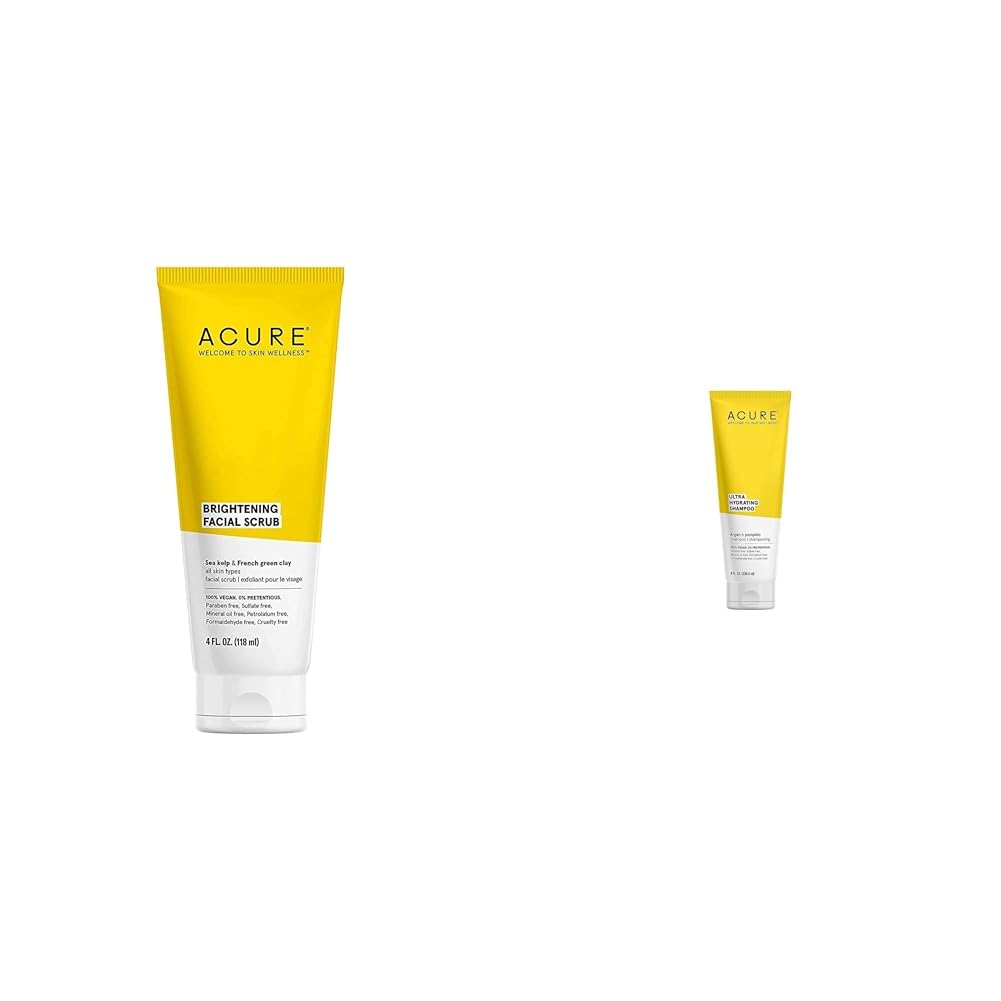 Amazon.com: Acure Brightening Facial Scrub - 4 Fl Oz - All Skin Types ...