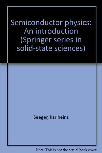 Semiconductor Physics An Introduction Springer Series In Solid State Sciences Karlheinz