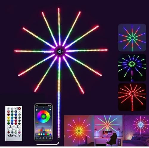 Buy Copper Smart App Remote Control Firework Led Strip Light Firework ...