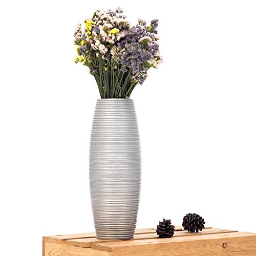 Jarrones Decorativos de Suelo Plateados Aprovecha la oferta Aquí