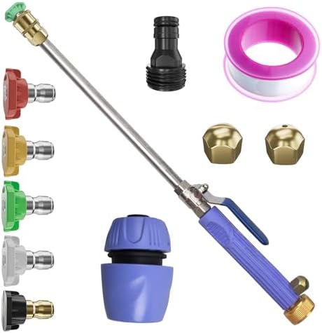 Amazon.com: Hydraulic jet water pipe nozzle, high-pressure strong ...