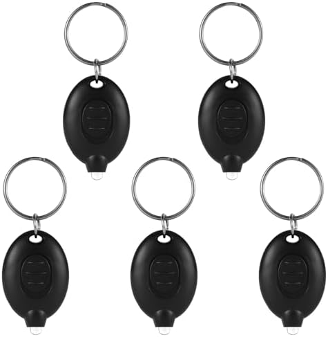 NQEUEPN 5pcs LED Keychain Flashlight, Portable Ultra Bright Battery ...