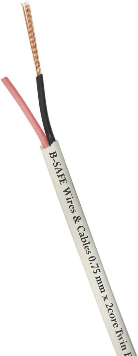 Twin Flat 1.0 mm 2 core Copper Wires & Cables with Double Layer PVC ...