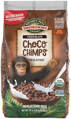 Amazon.com: EnviroKidz Organic Choco Chimps Cereal, 24 oz (Pack of 1 ...