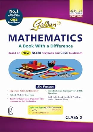 Golden Mathematics Reference Reference Book For Class- X: Amazon.co.uk ...