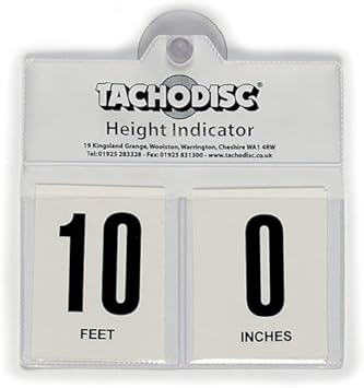 Tachodisc Aluminum Vehicle Height Indicator - Green, Yellow, Red - LED ...