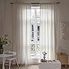 Amazon.com: RoomTalks Extra Long White Boho Farmhouse Curtains for ...