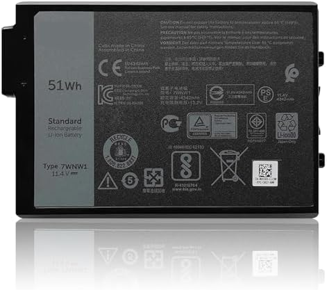 Amazon.com: ZTHY 7WNW1 Laptop Battery Replacement for Dell Latitude ...