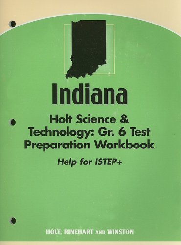 Science and Technology Indiana: Istep Test Prep Grade 6: Holt, Rinehart ...