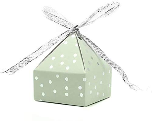 Buy Kslong 50Ppcs Pyramid Triangle Shape Candy Gift Box Candy Box with ...