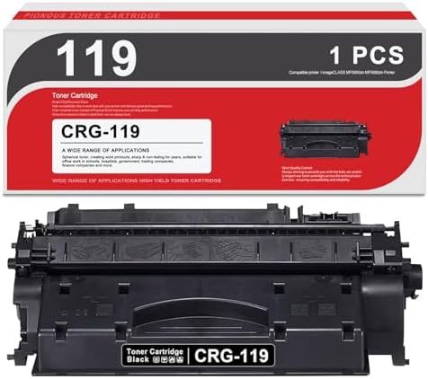 Amazon.com: 119 CRG119 High-Yield Toner Cartridge (1-Pack, Black ...