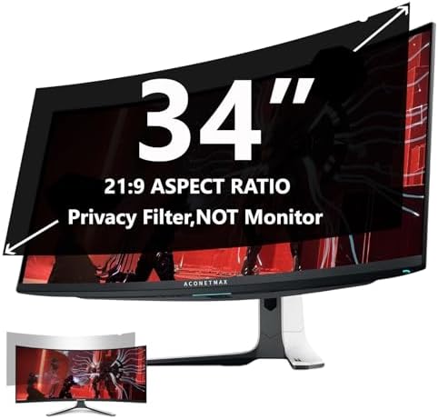 Amazon.com: ACONETMAX 34 Inch 21:9 Privacy Screen Filter,Computer ...