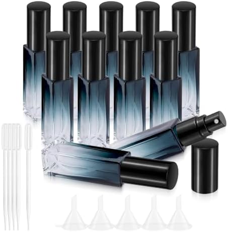 Amazon.com: Kesell 11 Pack 10ml Spray Bottles Glass Refillable Perfume ...