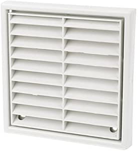 Manrose Louvre Vent White 140 x 140mm : Amazon.co.uk: DIY & Tools
