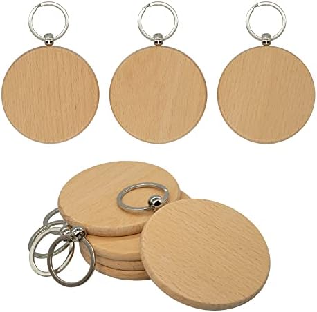 Amazon.com: 3 Inch Big Round Wood Engraving Blanks Wood Blanks Blank ...