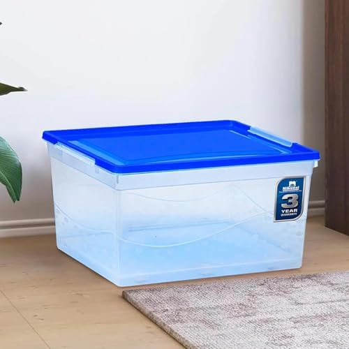 NOW & ZEN 110 Litre Large Plastic Container Multipurpose Stackable ...