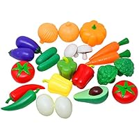Amazon.com: JOYIN Play Food Set 135 Pieces Play Kitchen Set for Market ...