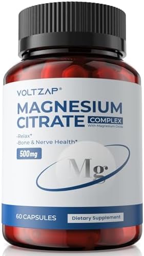 Amazon.com: Magnesium Citrate Capsules 500mg Supplement: for ...