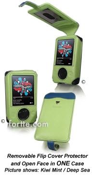 Amazon.com: Leather Case for Zune 30 GB Chocolate Cup Without Belt Clip ...