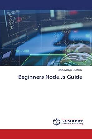 Beginners Node.Js Guide: Usharani, Bhimavarapu: 9786200507815: Amazon ...