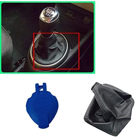MY IND New JD Car Accessories,for i20 1ST GEN Old Black PU Leather,Gear ...