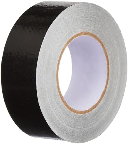 amazon basics Duct Tape Heavy Duty - Black Book Binding Tape, Strong ...