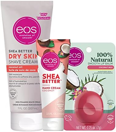 Amazon.com : eos Coconut Skin Care Gift Set Trio : Beauty & Personal Care