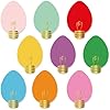 Amazon.com: Whaline 45Pcs Christmas Paper Cutouts Colourful Bulb Cut ...