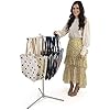 Amazon.com: Displays2go Silver 3‑Arm Portable Trade Show Bag Stand with ...