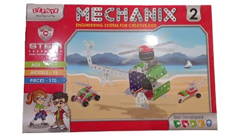 Buy Mechanix Metal - 2,Construction Toy,Building Blocks,for 6+ yrs Boys ...