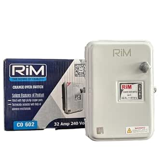 RiM Changeover Switch 32 Amp 2Pole DP - Heavy Duty Copper-Plated ...