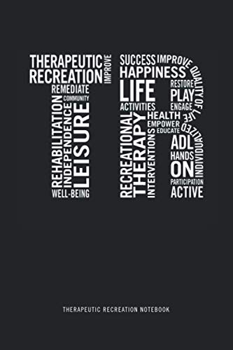 Therapeutic Recreation Notebook: Recreational Therapist Blank Dot Grid ...
