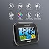 Amazon.com: Digital Alarm Clock with LCD Display – Always-On Backlight ...