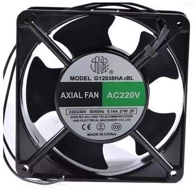 Amazon.com: G12038HA1SL 2200V 120MM Kowloon Fan 220V 0.14A 21W 12CM ...