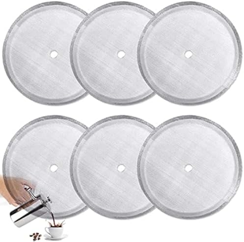 Amazon.com: Boao 6 Pieces French Press Replacement Filters Mesh Filters ...